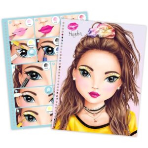 Carte de colorat cu autocolante Top Model MakeUP - Papiro