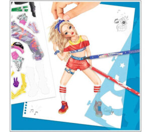 Carte de colorat Dance Top Model Depesche 11453 - Papiro