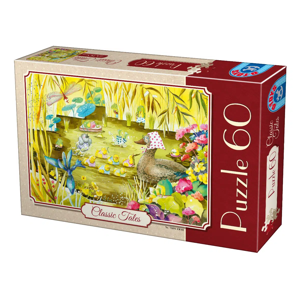Puzzle Rățușca cea urâtă 60 piese - Papiro