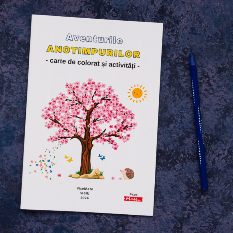 Carte de colorat si activitati Anotimpurile - Papiro